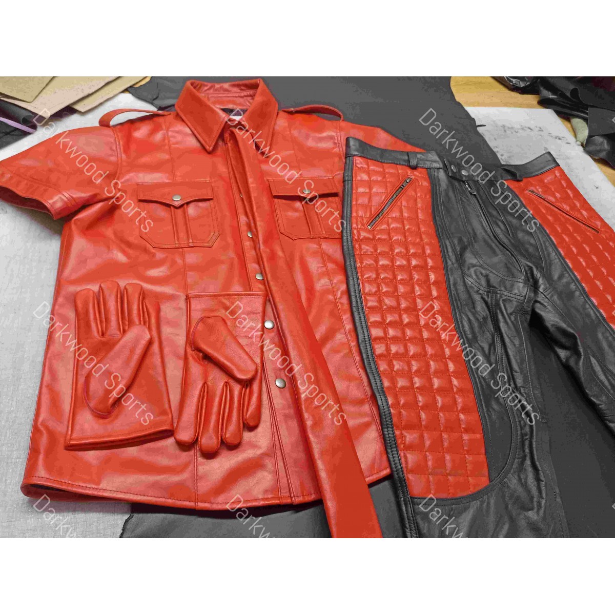 Red Leather Uniform