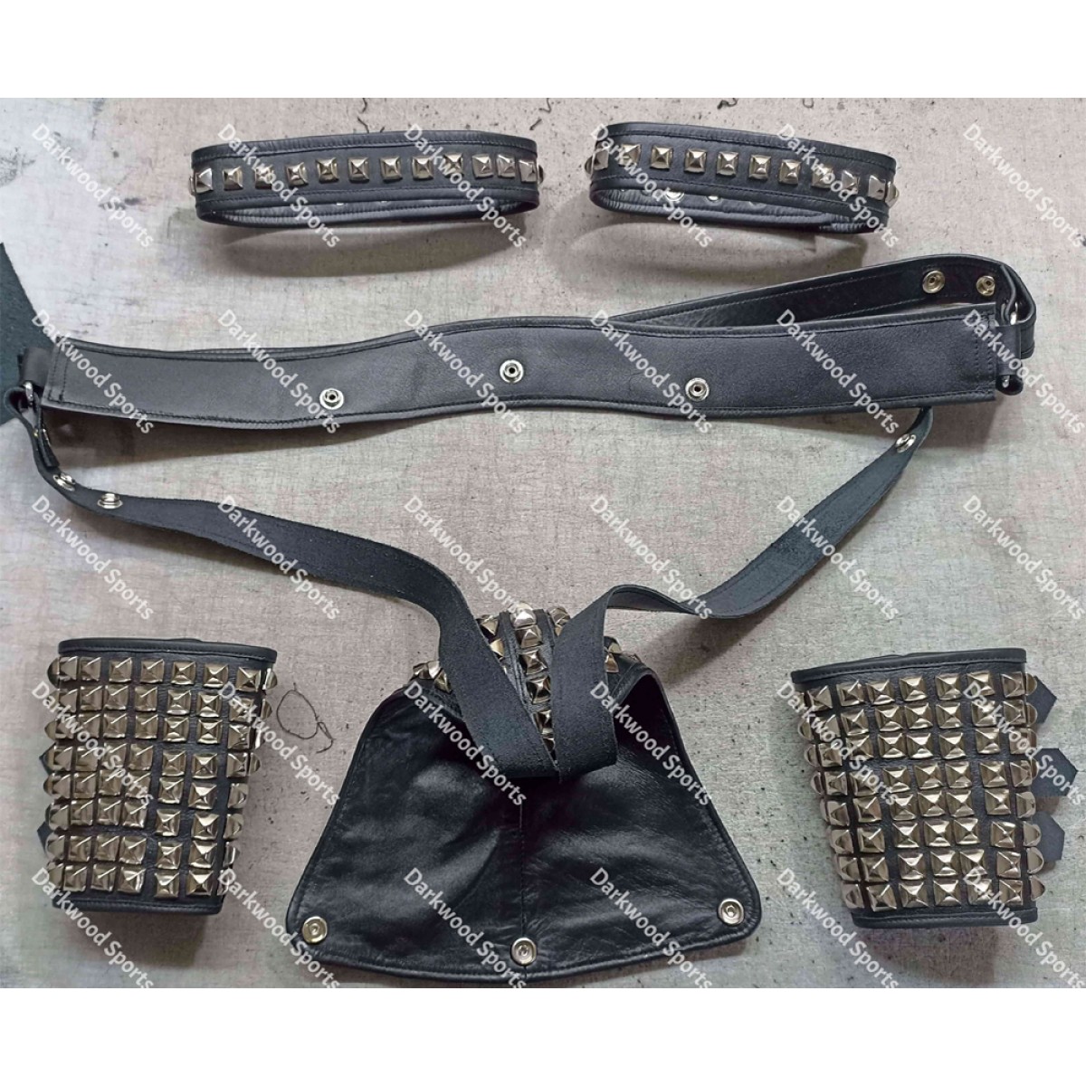 Leather Stud Jockstrap